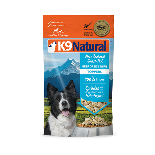 K9 Natural Topper Beef Tripe 75g – Metro Pet Unleashed