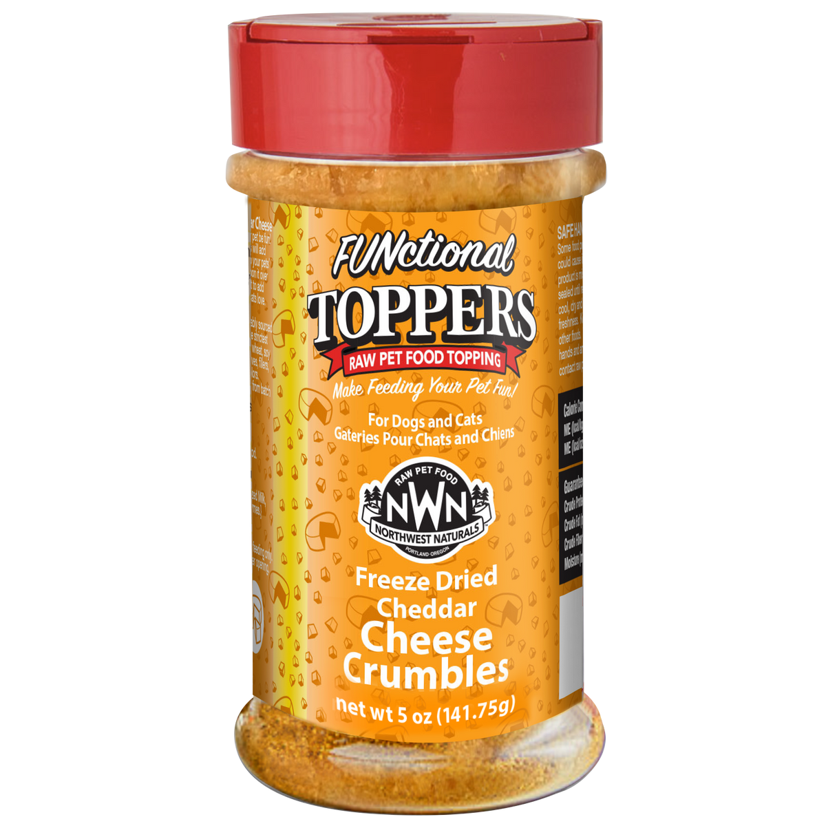 Northwest Naturals Functional Topper Cheddar Cheese 5oz – Metro Pet ...