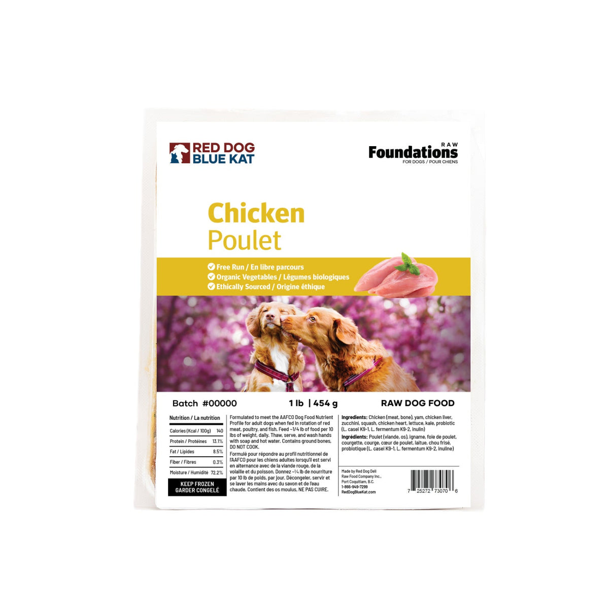 Red Dog Blue Kat Dog Foundations Chicken – Metro Pet Unleashed