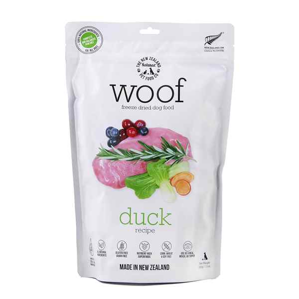 NZ Natural Pet Food Co. Woof Freeze-Dried Duck – Metro Pet Unleashed